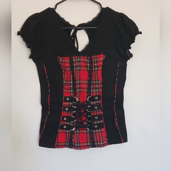 Tripp nyc | Tops | Vintage Tripp Nyc Goth Corset Style Top | Poshmark